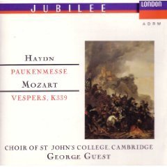 Haydn: Paukenmesse; Mozart: Vesperae solennes de confessore K 339 ...
