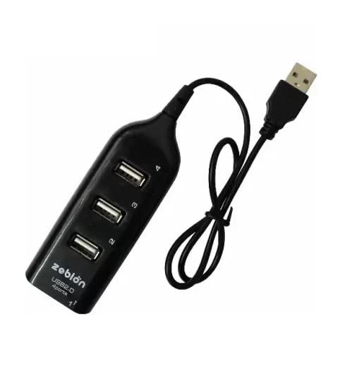 zebion Pronto 101 USB Hub,4 Port USB 2.0 Adapter USB Splitter,Multi USB ...