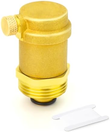 GASHER 1PCS Automatic Air Vent Valve, 1" DN15 Air Release Valve, Brass ...