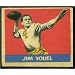 1949 Leaf Regular (Football) Card# 31 #57-Jim Youel of the Detroit ...
