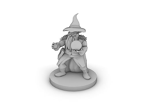 Amazon.com: Dwarf Wizard Tabletop DND Gaming Miniature : Handmade Products