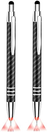 Lighted Tip Pen with Stylus - LED Penlight Light Up Pen Stylus Pen ...