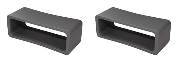 AROA Grey 22mm Silicone rubber watch strap watch band loop/runner ...