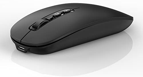 Amazon.com: RAPIQUE Bluetooth Wireless Mouse, Dual Mode Rechargeable Silent Bluetooth Mice with ...