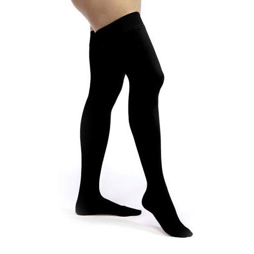 JOBST Bas de contention en relief 15-20 mmHg, bout fermé avec bande à ...