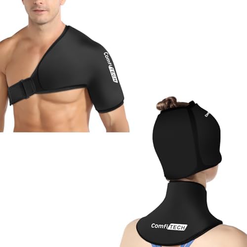 Amazon.com: ComfiTECH Ice Hat for Migraine & Headache Relief - Gel Pack ...