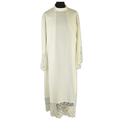 Amazon.com: Traditional Priest Alb, Albs for Priest, Catholic Alb ...