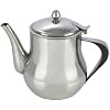 Amazon.com | 1.4 Litre Stainless Steel Tea Pot (48oz) – Polished, Drip ...