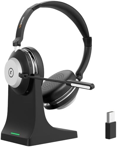 Amazon.com: N newline Wireless Headsets with Mic, 5.1 Bluetooth Headset ...