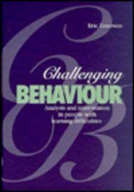 Challenging Behaviour: Analysis and Intervention in People with ...