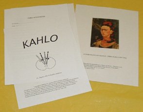 Kahlo: Spanish/Mexican Painter Activity Packet/Booklet: Dr. Angeles ...