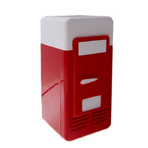 Desktop USB Mini Fridge Cool Refrigerator Beverage Warm : Amazon.in ...