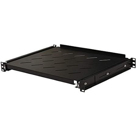 Amazon.com: NavePoint Adjustable Rack Mount Server Shelf Shelves Rail ...
