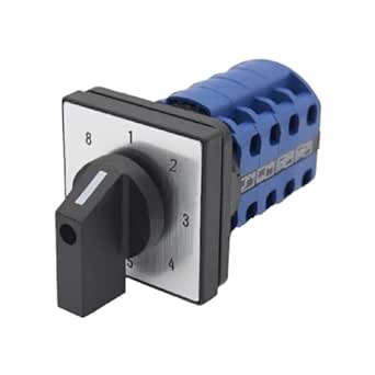 Amazon.com: Changeover Rotary cam Universal Switch 660V 20A 8 Position ...