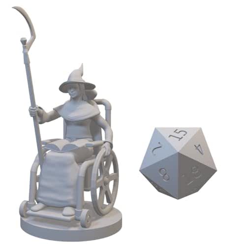 Amazon.com: Wizard Miniatures for DND Pathfinder RPG Unpainted Resin ...