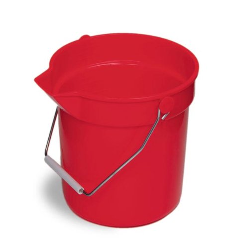 Amazon.com: Continental 8110RD, Huskee Red Bucket with Steel Handle and ...