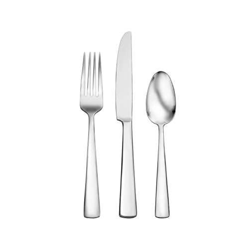 Snapklik.com : Oneida Chefs Table 24 Piece Everyday Flatware Dining Set