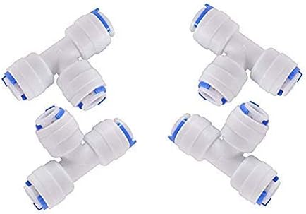 6mm 3way T Quick Joint Fitting connector Pneumatic T-Pipe connector air ...
