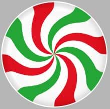 Amazon.com: Winter Christmas Peppermint Candy Cutouts Christmas ...