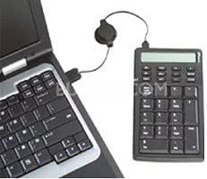 Targus USB Retractable Calculator Keypad Keyboard Black: Amazon.co.uk ...