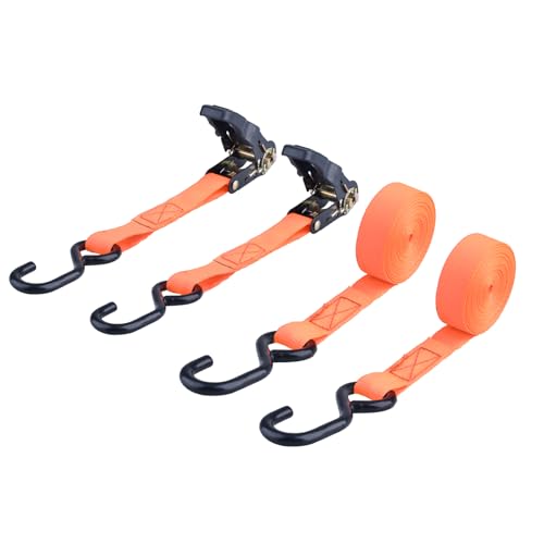 Snapklik.com : Azarxis Ratchet Tie Down Straps Tie Downs Strap Set