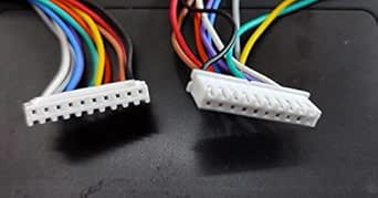 12 Pin JST 2.54mm pitch Female with wire 20-30cm Connector 2515 XH ...