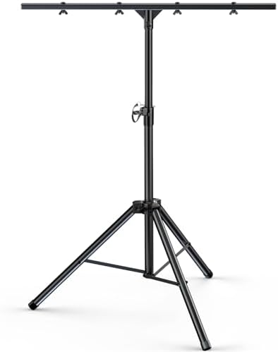 Amazon.com: Qoope DJ Light Stand,Heavy-Duty DJ Stand Tripod Adjustable ...