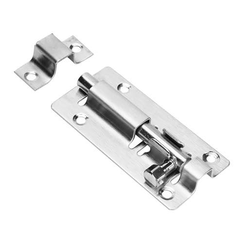 ZEONHAK 10 PCS 3 Inch Door Slide Latch Lock, Stainless Steel Sliding ...
