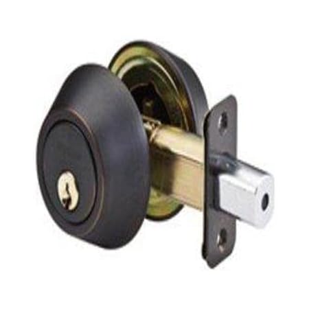 Master Lock DSO0712P Keyed Deadbolt, Aged Bronze - Door Dead Bolts ...