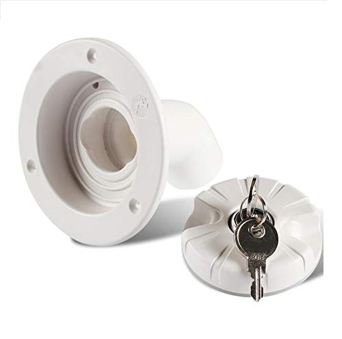 Buy READY Gravity Water Inlet Lockable Cap with Lock, Fresh Water Fill ...