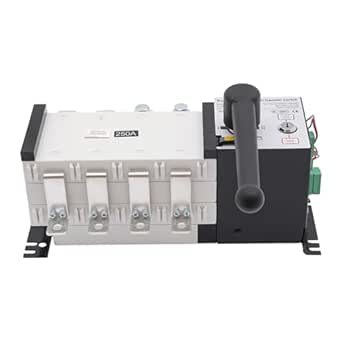 Amazon.com: 110/230V Dual Power Automatic Transfer Switch 100 Amp ...