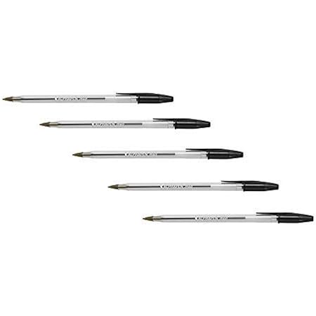 indigo Black Ballpoint Pens. Quality Stick Biro Pens for Home/School ...