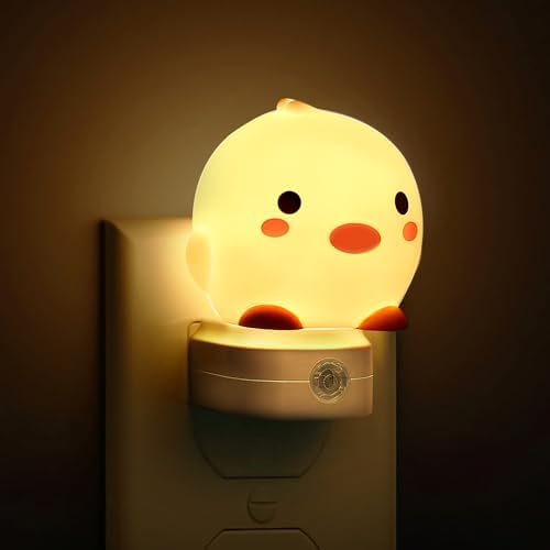 Amazon.com: L LOHAS LED Cute Night Light for Kids, 3D Cute Chick Night ...