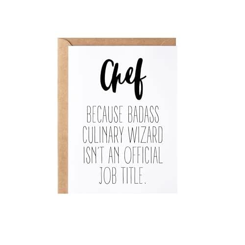 Amazon.com: Chef Gift, Card | Funny Culinary Arts School Graduation ...