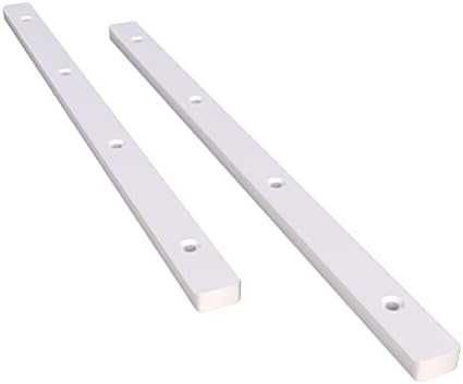 Pair of Rok Hardware Side Mounted 11-1/4" (285.5mm) Screw-On, Plastic ...