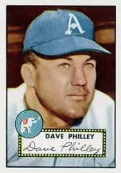 1952 Topps Regular (Baseball) Card# 226 Dave Philley of the ...