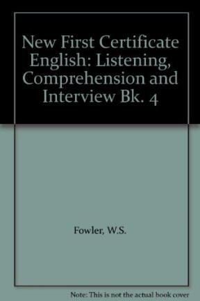 New First Certificate English: Listening Comprehension and Interview ...