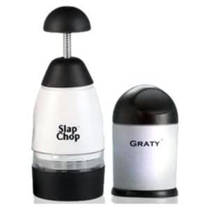 Slap Chop Original Slicer with Bonus Cheese Graty with Stainless Steel ...