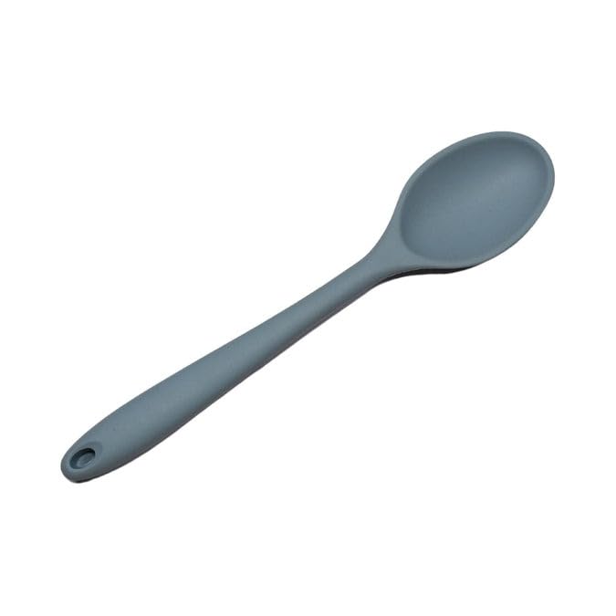 Buy BigPlayer Large Silicone Kitchen Spoon Long Handle Cooking Spoon ...