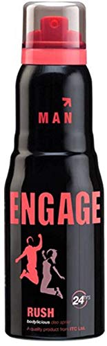 Buy Engage Rush Deodorant Deo Spray For Men's 150ml / 110g (Weight May ...