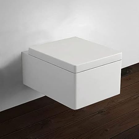 Belmonte Ceramic Wall Mounted/Wall Hung Western Commode/Toilet/Water ...