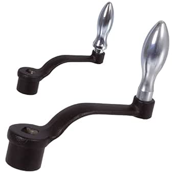 Cranked handle DIN 468 Tg with fixed ball handle length 80 mm type 1 PN: 66800800: Industrial ...