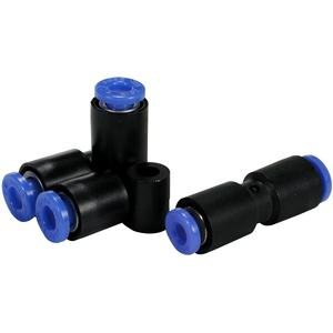 SMC KQ Series Brass Push-to-Connect Tube Fitting, Union Tee, 8mm Tube ...