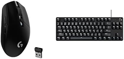 Logitech G305 LIGHTSPEED Wireless Gaming Mouse, Black and G413 TKL SE ...