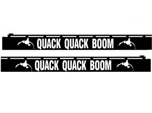 Amazon.com: BARREL DECAL – QUACK QUACK BOOM WaterfowlDecals – SBD026-SW ...