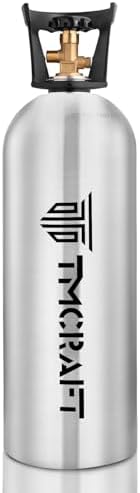 Amazon.com: TMCRAFT 5lb CO2 Tank, High Strength Aluminum Alloy Cylinder ...