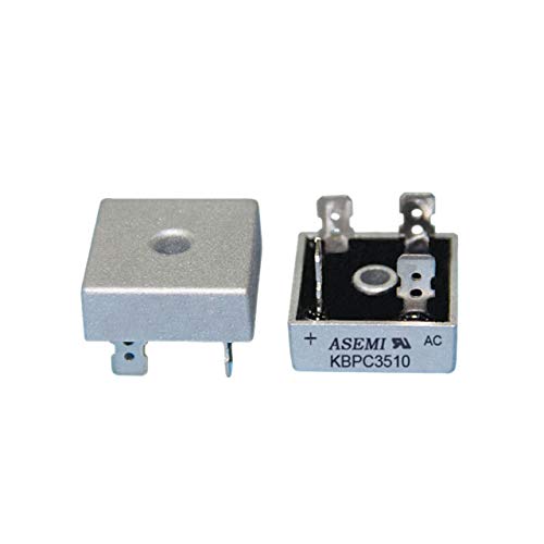 (Pack of 2pcs) ASEMI KBPC3510 Bridge Rectifier diode 35A 1000V Sliver ...
