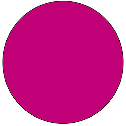1" Diameter Fluorescent Pink Circle Labels (500 per Roll) : Amazon.in ...