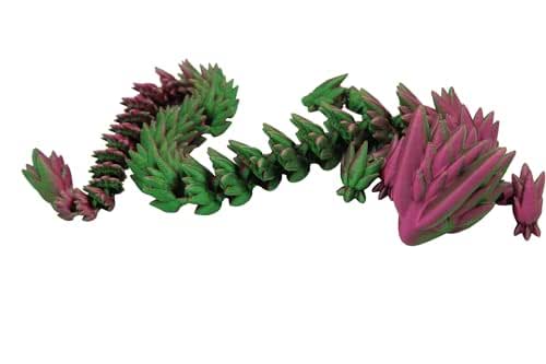 Amazon.com: Spiky Dragon Fidget Toy - Articulated Spiky Dragon (M, Dual ...