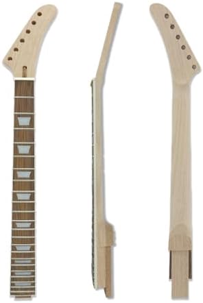 Amazon.com: Guitar neck 22 fret 24.75 inch Mahogany Rosewood Fretboard ...